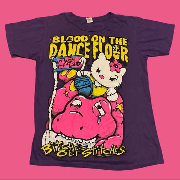 Hot Topic | Shirts | Botdf Blood On The Dance Floor Shirr Hello Kitty ...